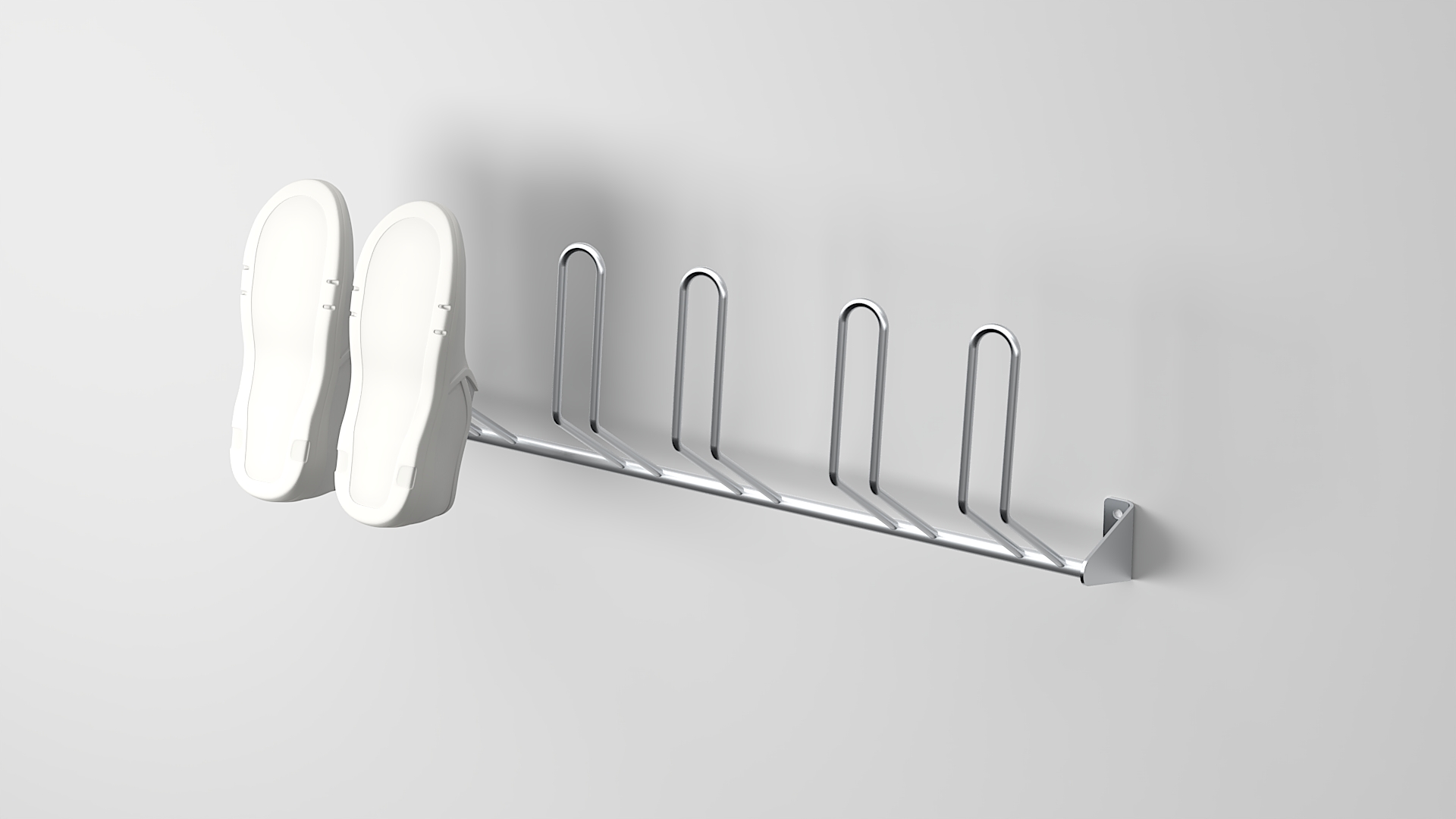 Stainless steel 3P Shoe rack - NTF