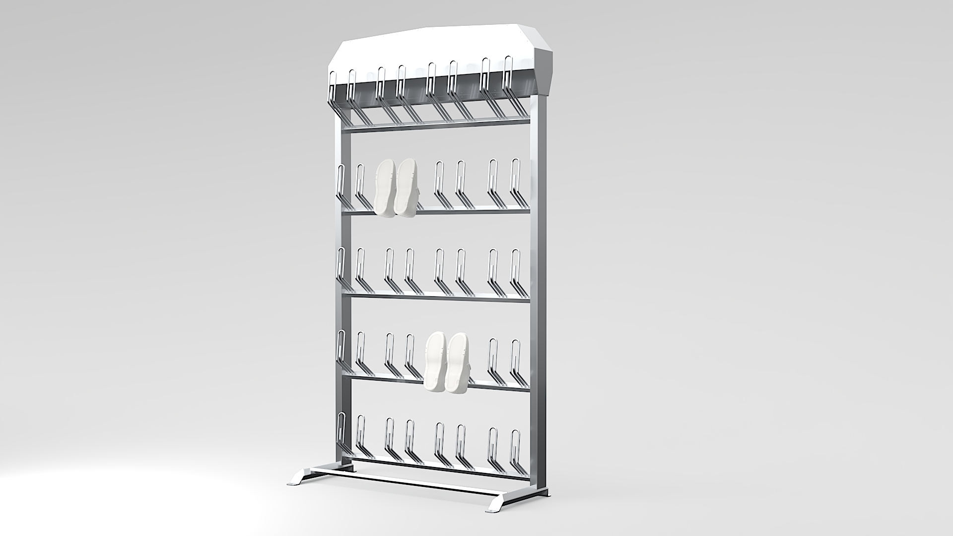 20P Shoe Dryer HF with Heat & Ozone | NTF Stainless Steel