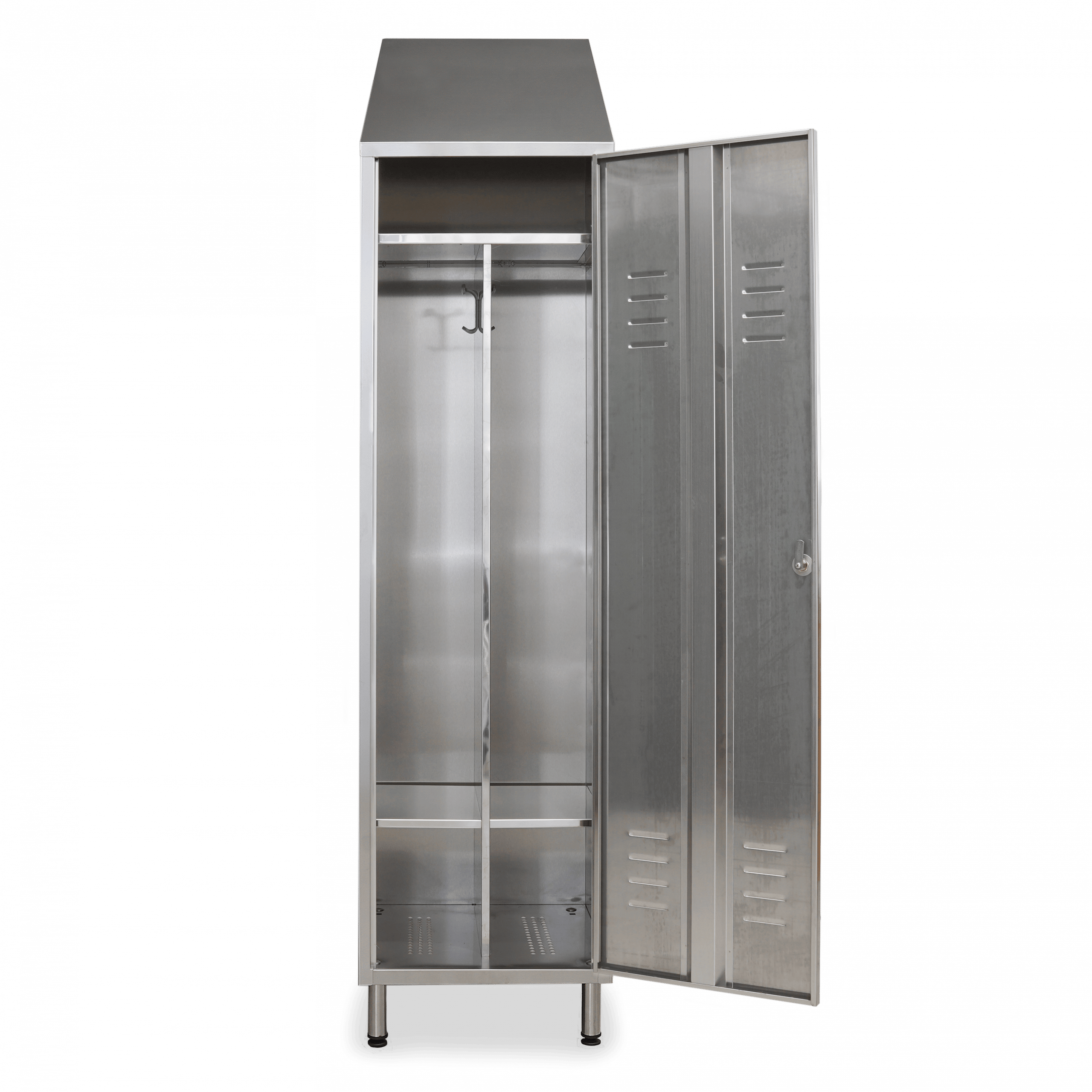 Stainless Steel Dressing Room Cabinet | 2 Compartments | NTF
