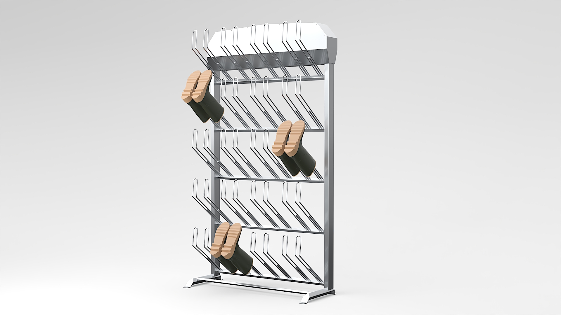 20P Boot Dryer HF with Heat & Ozone | NTF Stainless Steel